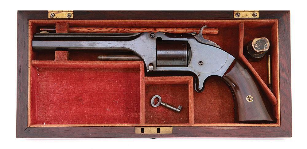 Very Fine Cased Smith & Wesson No. 2 Old Army Tip-Up Revolver