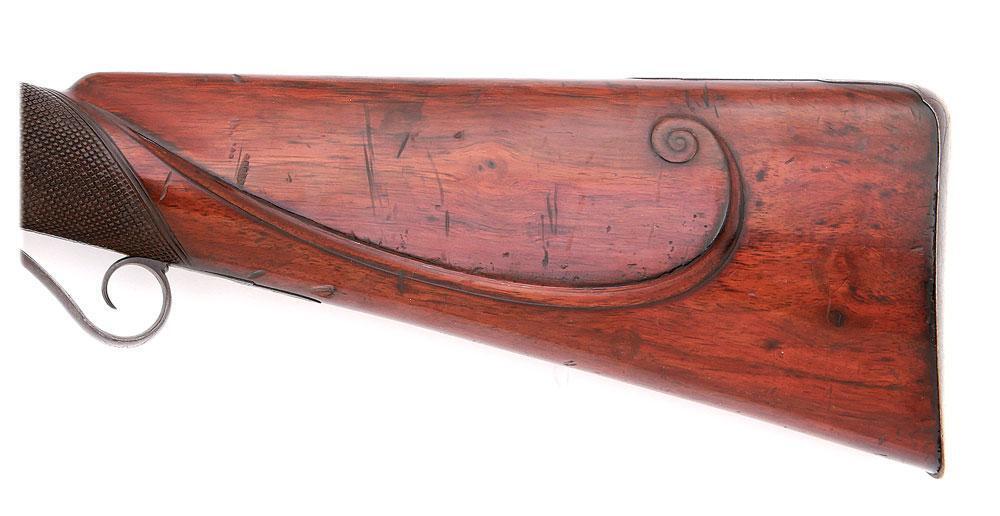 Handsome Large Bore British Flintlock Stopping Rifle by Jover & Son