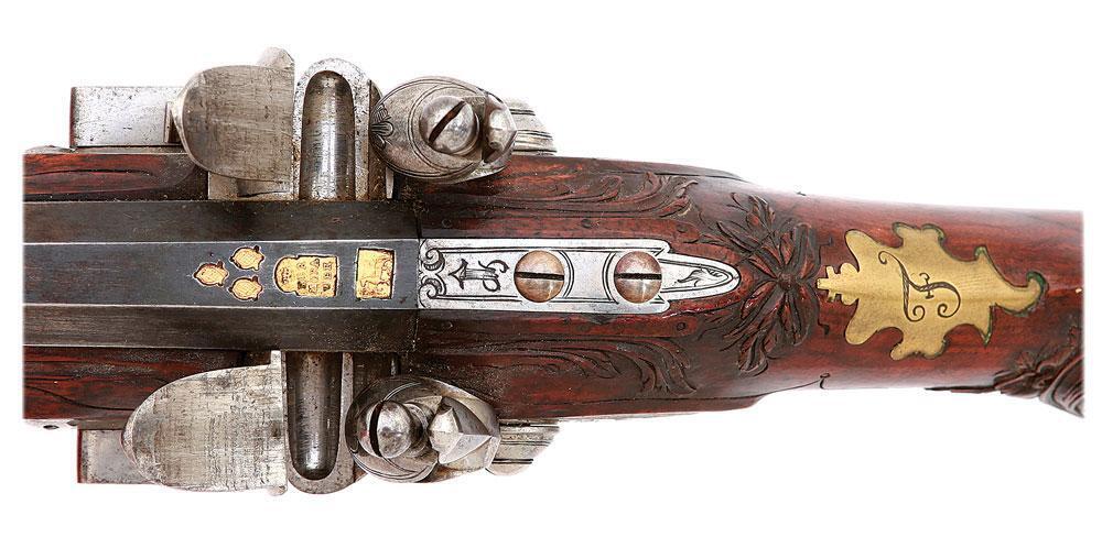 Exceptional and Rare Over Under Bohemian Flintlock Sporting Rifle by ...