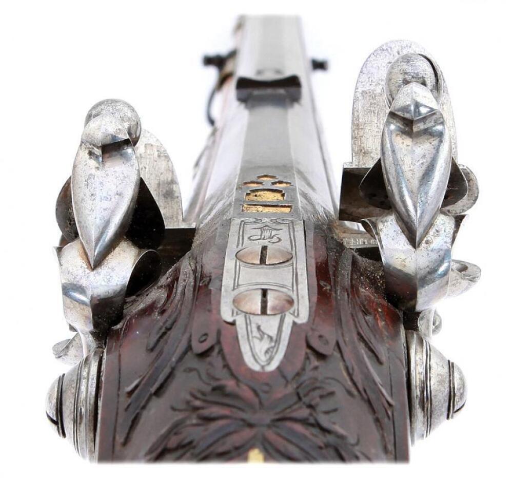 Exceptional and Rare Over Under Bohemian Flintlock Sporting Rifle by ...