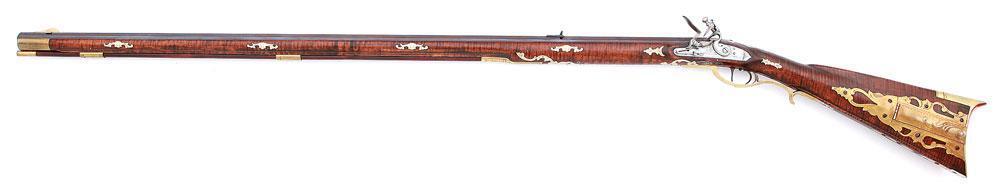 Exceptional Contemporary Flintlock Fullstock Sporting Rifle by Phil ...