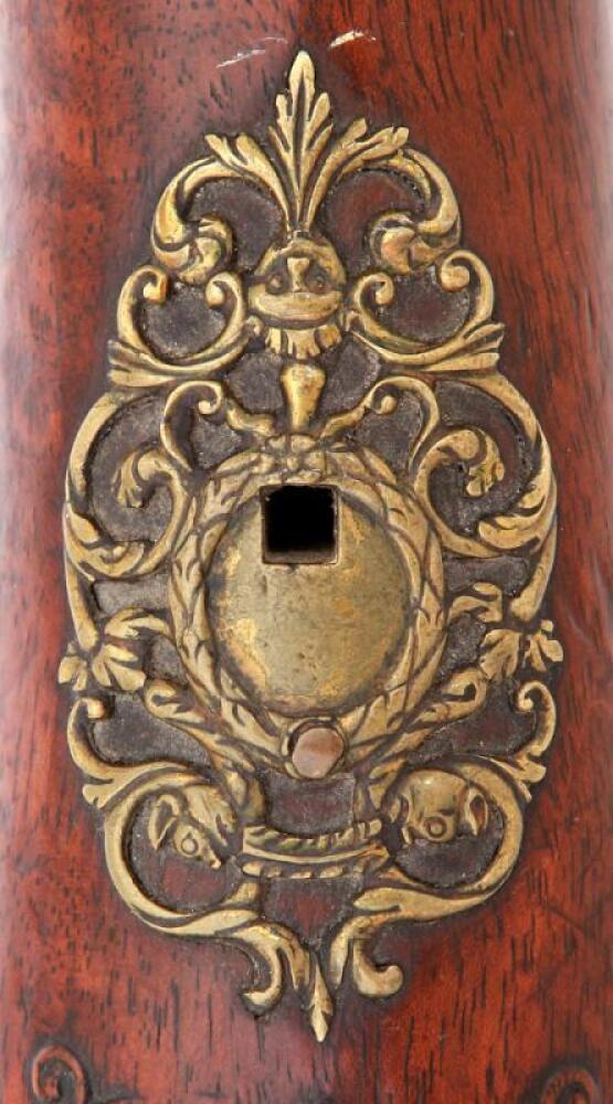 European Brass Barrel Flintlock Jaeger Rifle by Marder