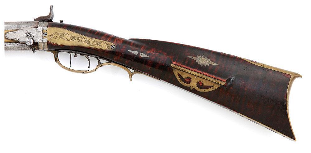 Pennsylvania Percussion Swivel Breech Combination Gun by Conrad Horn
