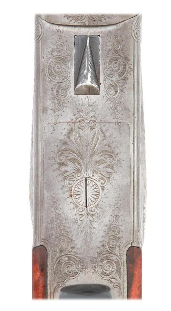 Exceptional Ludwig Borovnik Over Under Double Ejector Rifle