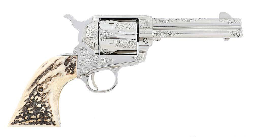 Colt Factory C-Engraved Second-Generation Single Action Army Revolver ...