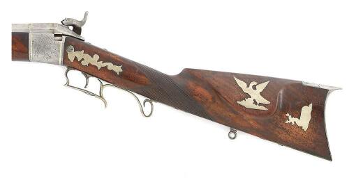 New York Patent Breech-Loading Percussion Halfstock Sporting Rifle by ...