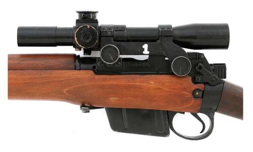 British L42A1 Bolt Action Sniper Rifle with Original Case