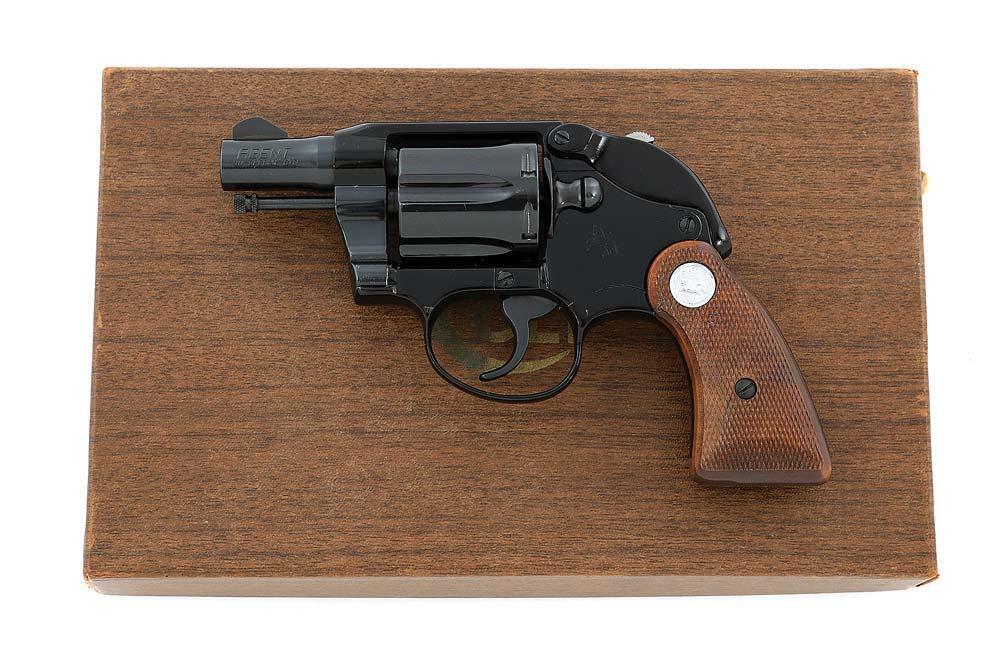 Colt Agent Double Action Revolver with Factory Hammer Shroud