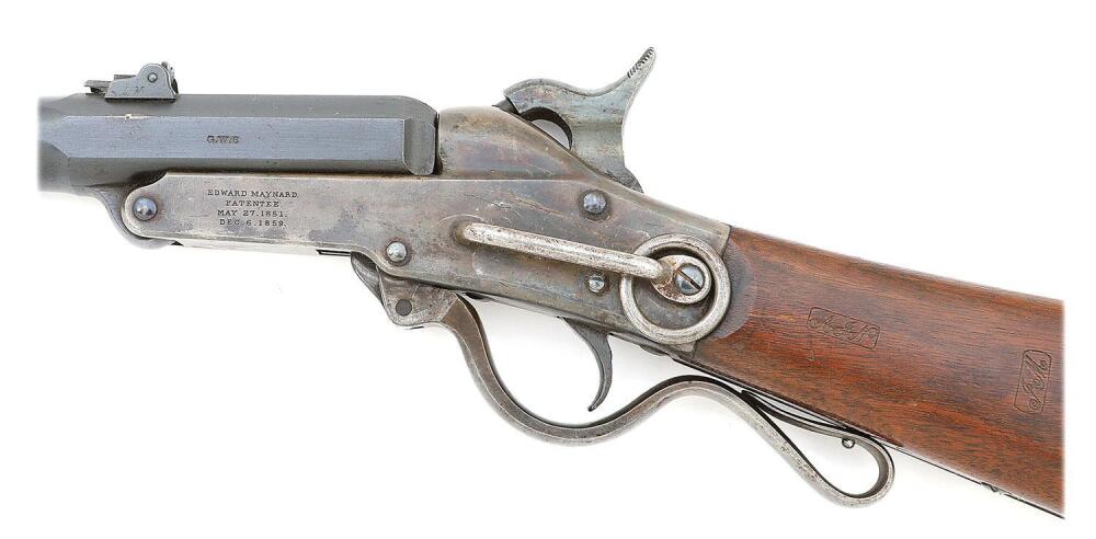 Fine Maynard Second Model Civil War Percussion Carbine by Mass. Arms Co.