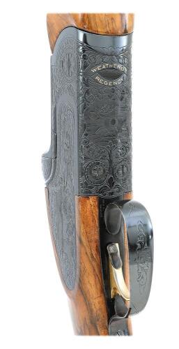 Prototype Engraved Weatherby Regency Sideplate Boxlock Over Under Shotgun