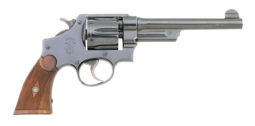 Early Smith & Wesson 44 Hand Ejector Triple Lock Revolver