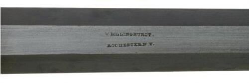 Fabulous William Billinghurst Percussion Heavy Bench Rest Target Rifle