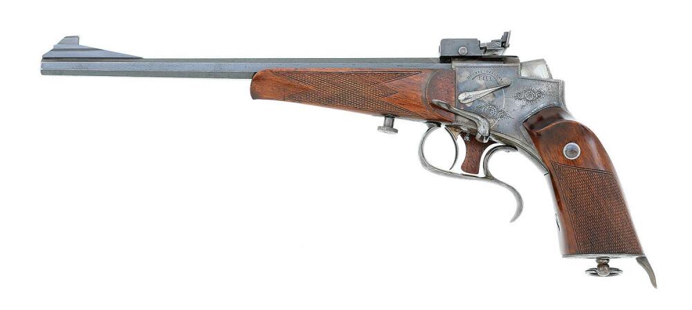 German Buchel Tell System Falling Block Target Pistol