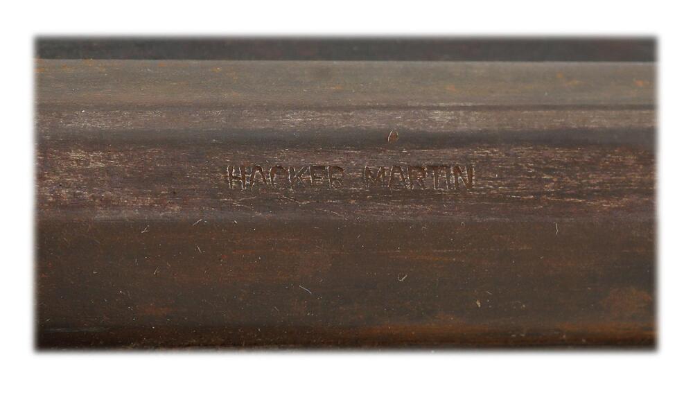 Contemporary Flintlock Fullstock Sporting Rifle Marked Hacker Martin