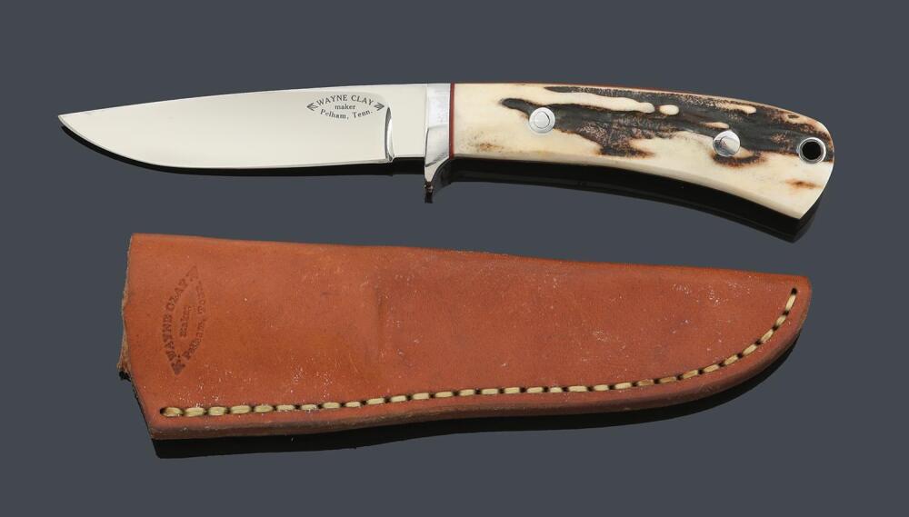 Wayne Clay Custom Fixed Blade Sheath Knife