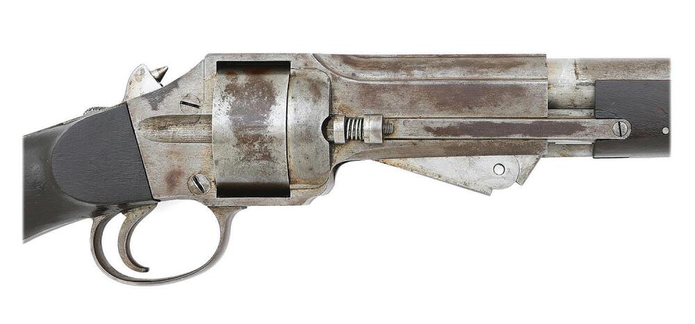 Daniel B. Wesson Patent Prototype Slide Action Revolving Rifle