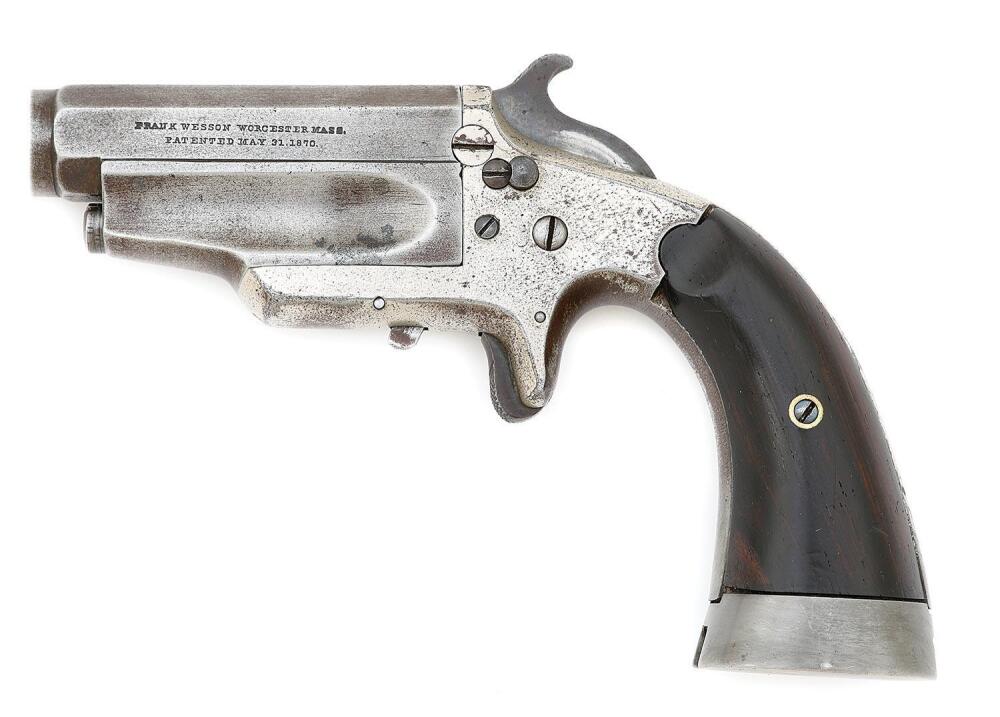 Extremely Rare Frank Wesson Model 1870 Medium Frame Pocket Shotgun