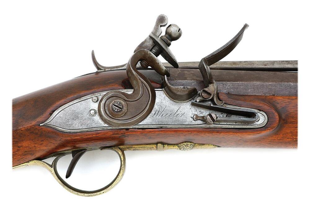 British Flintlock Snap Bayonet Blunderbuss by Wheeler