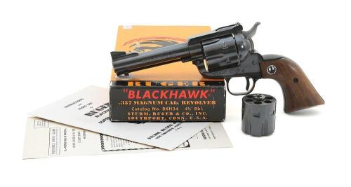 Desirable Ruger Old Model Blackhawk Convertible Single Action Revolver