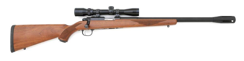 Custom Ruger 77/22 Bolt Action Rifle with Swivel Machine Works Arrow ...