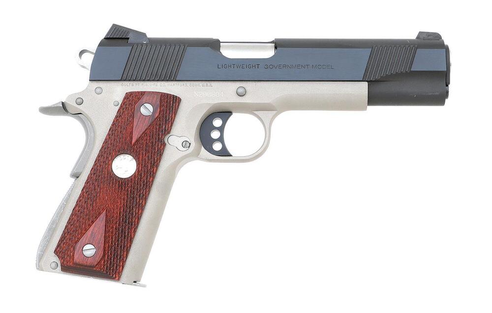 Colt Prototype Lightweight Government Model Semi-Auto Pistol Shipped to ...