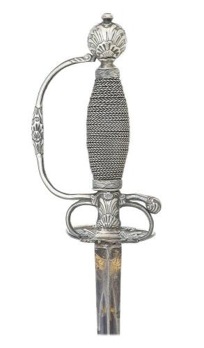 Silver Hilted European Small Sword