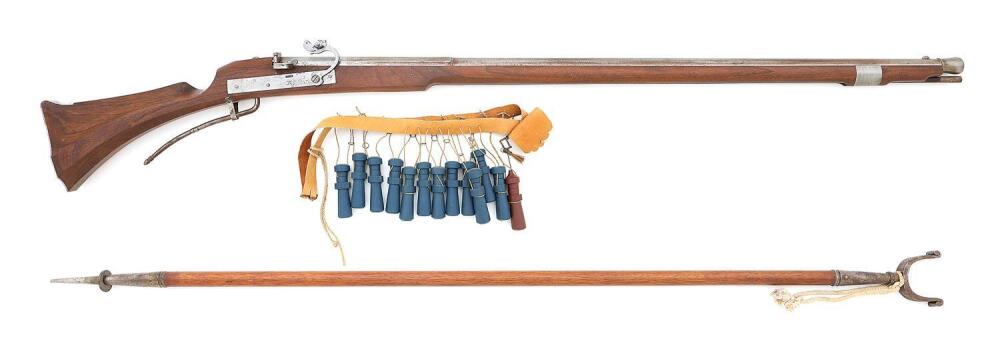 Contemporary Matchlock Arquebus Complete with Accessories by Dixie Gun ...
