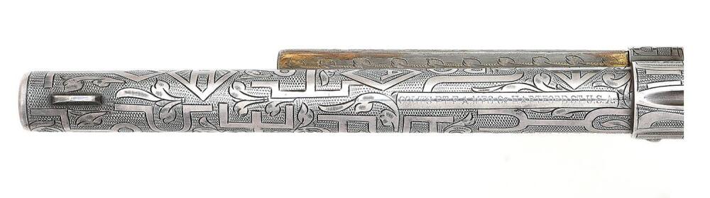 Fabulous Cole Agee Cattle Brand Engraved Silver and Gold Plated Colt ...