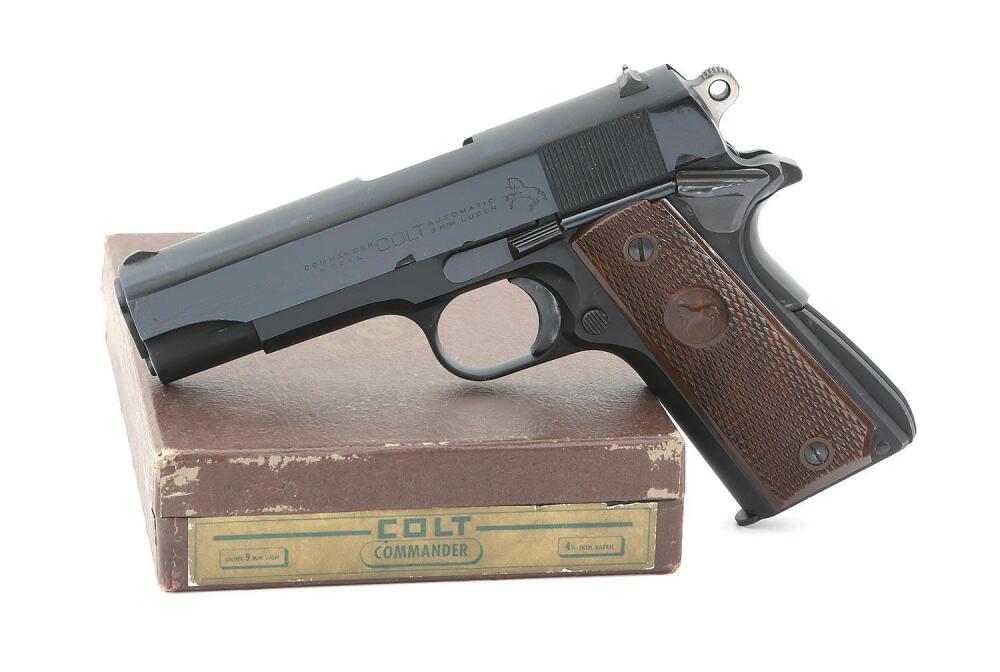 Excellent Colt Lightweight Commander Semi-Auto Pistol with Original Box