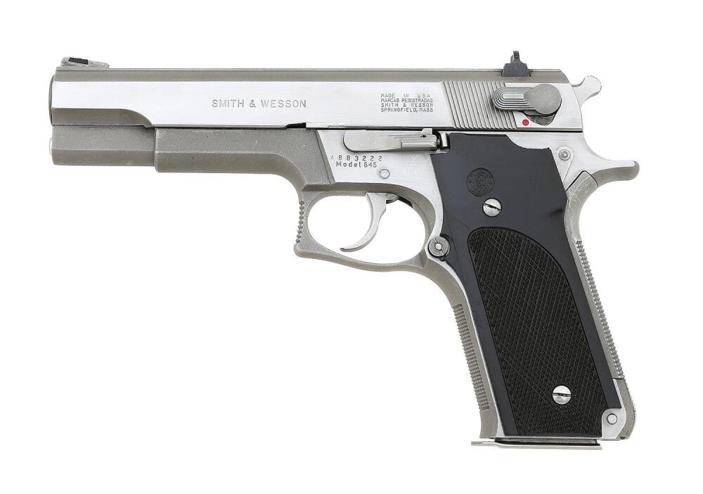 Smith & Wesson Prototype Cast Frame Model 645 Semi-Auto Pistol