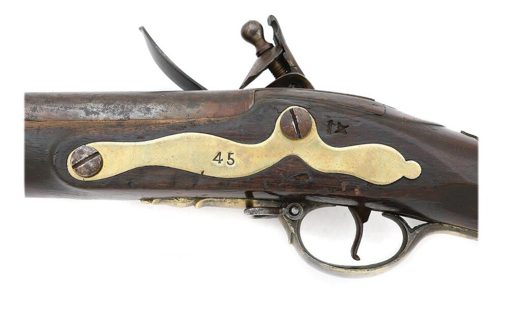 British Short Land Pattern Brown Bess Flintlock Musket by Clark