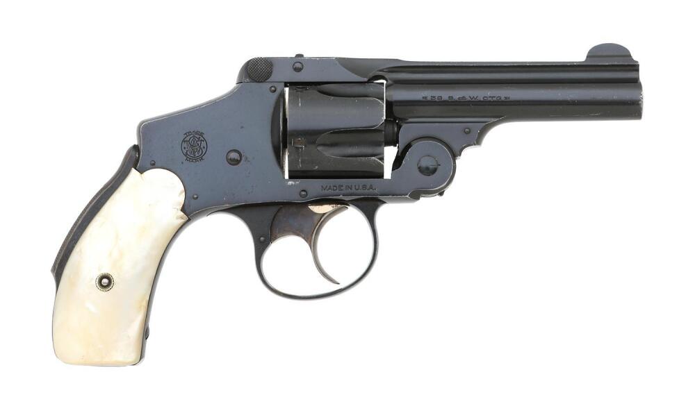 Smith & Wesson 38 Safety Hammerless Revolver