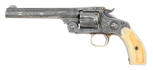 Documented L.D. Nimschke Engraved Smith & Wesson New Model No. 3 ...