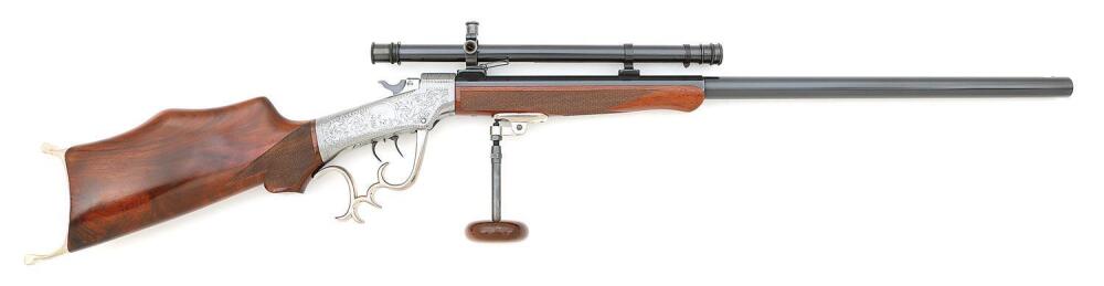 Custom Marlin Ballard No. 6 Schuetzen Rifle with A.W. Peterson-Marked ...