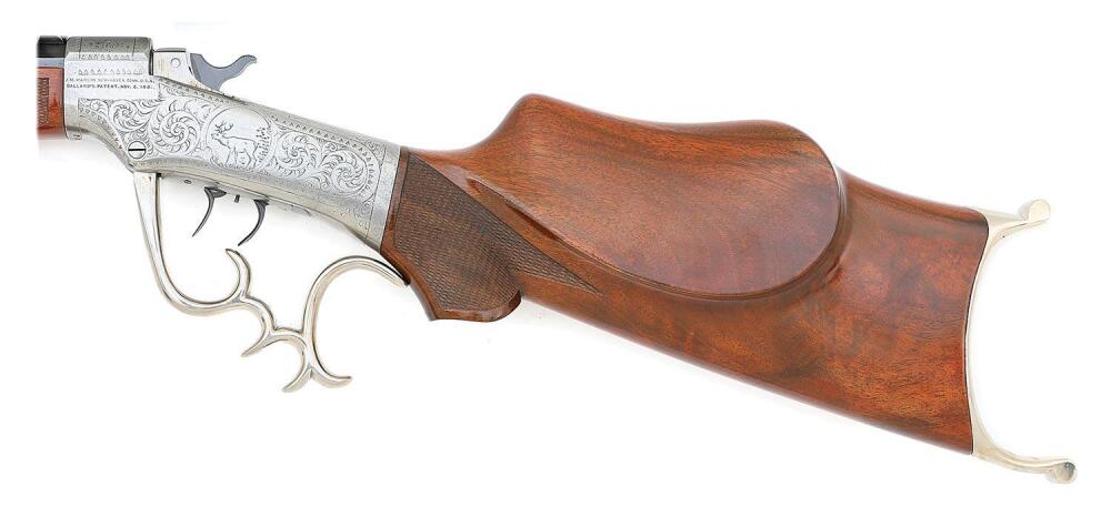 Custom Marlin Ballard No. 6 Schuetzen Rifle with A.W. Peterson-Marked ...
