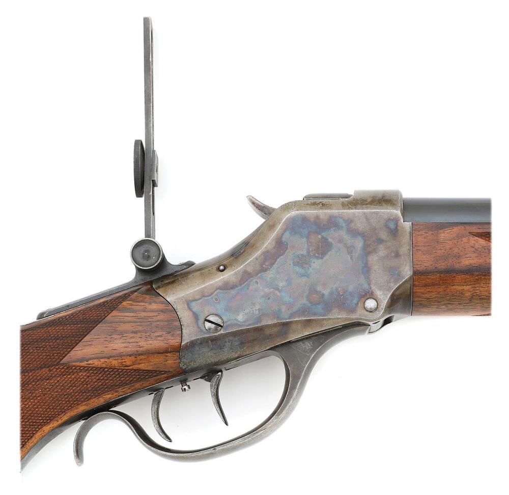Custom Winchester Model 1885 Thick Side High Wall Deluxe Sporting Rifle ...
