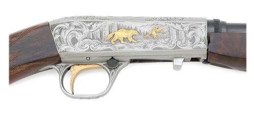 Angelo Bee Engraved F.N. Auto-22 Semi-Auto Rifle