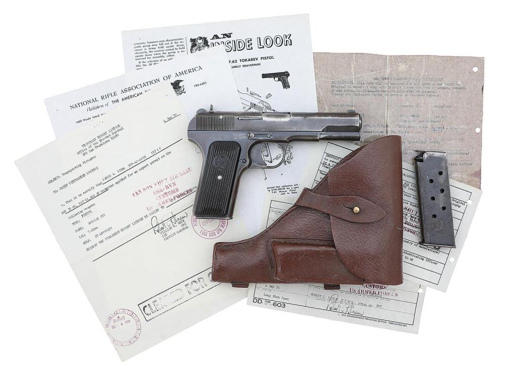 Rare Hungarian 48M Tokarev Semi-Auto Pistol Vietnam Bringback with ...