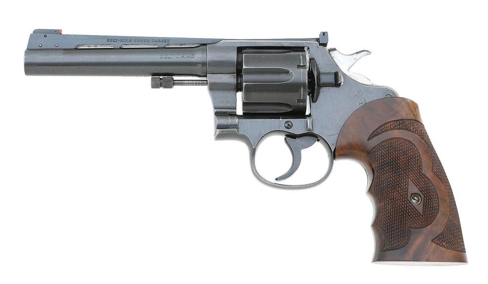 Custom Colt U.S. Model 1917 Revolver by King Gun Sight Company