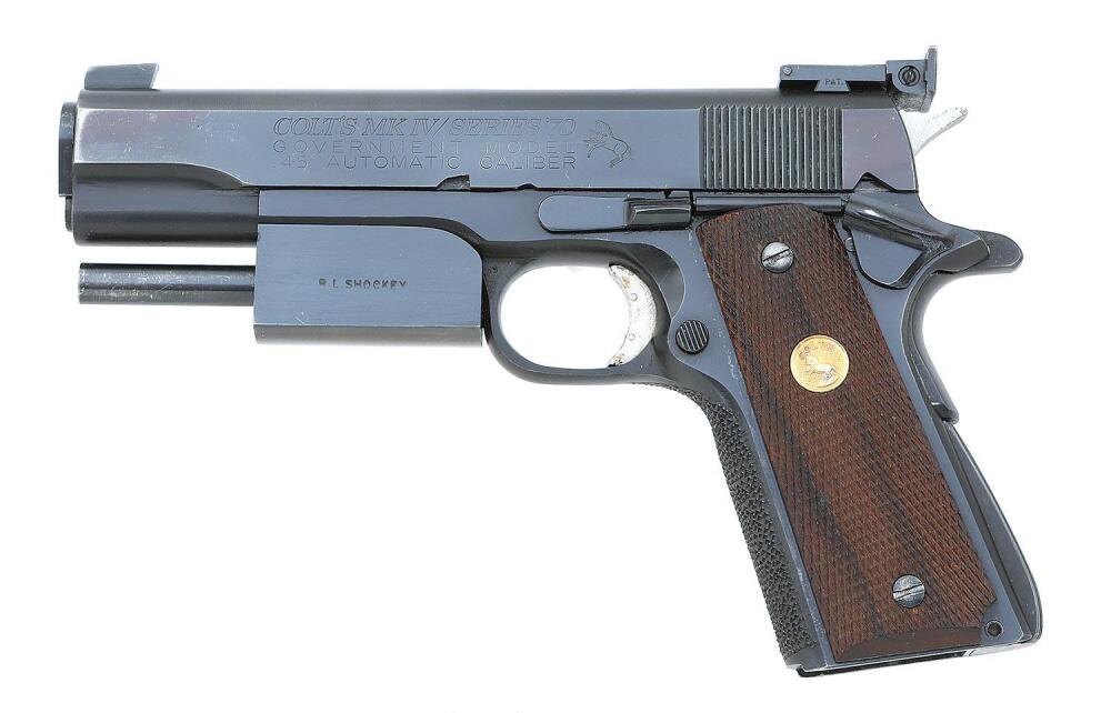 Custom Colt Government Model Semi-Auto Pistol by R.L. Shockey