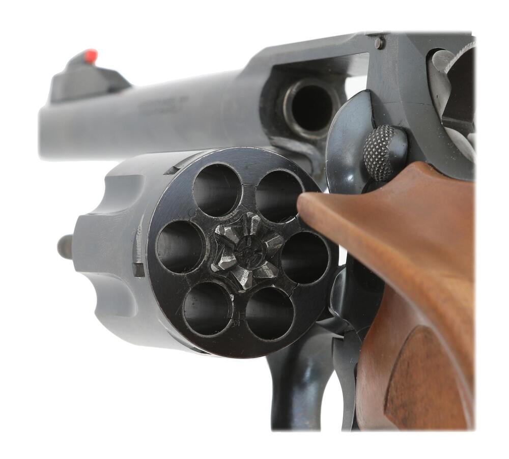 Colt Officers Model Target Revolver with King Gunsight Company Upgrades