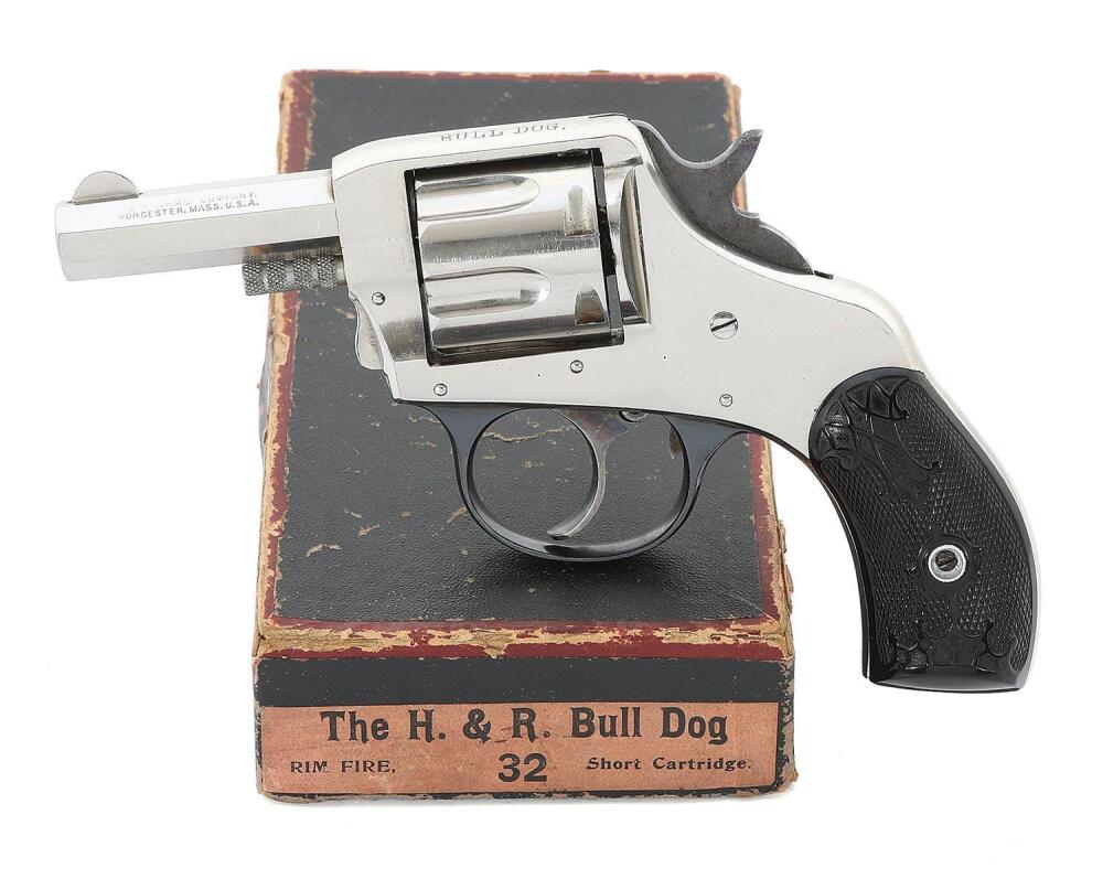 Harrington & Richardson Bull Dog Double Action Revolver With Box