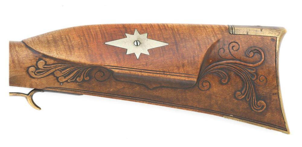 Quality Contemporary Kentucky-Style Flintlock Rifle with Douglas Barrel