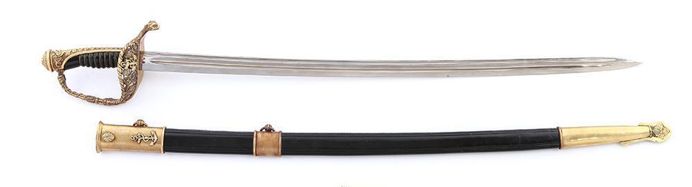 French Model 1854 Naval Officer's Dress Sword