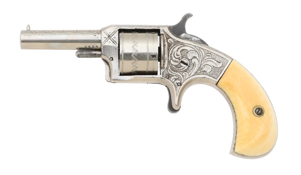 Engraved Victor No. 2 Single Action Pocket Revolver