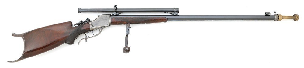 Winchester-Pope Model 1885 Muzzle Loading High Wall Schuetzen Rifle