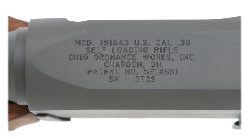 As-New Ohio Ordnance Works BAR Model 1918A3 SLR Semi-Auto Rifle With ...