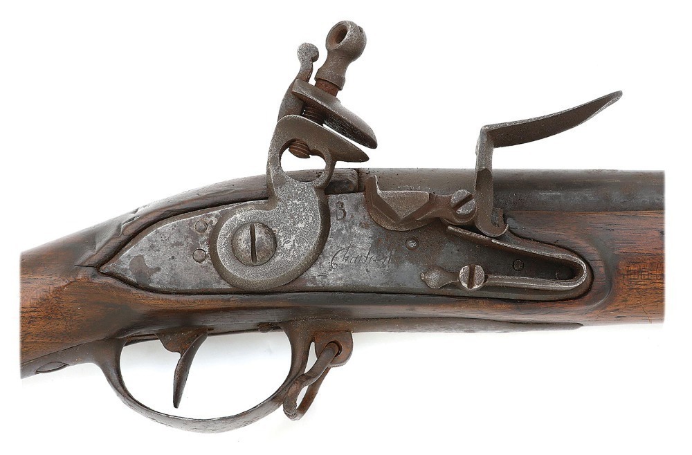 French Model 1766 Flintlock Infantry Musket By Charleville With Bayonet