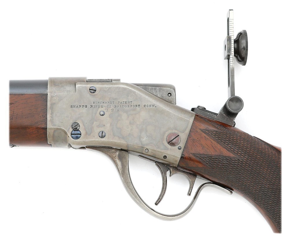 Very Fine Sharps Borchardt Model 1878 Short Range Rifle