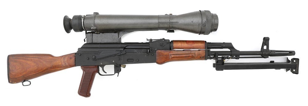 Custom Russian AKMN-1 Semi-Auto Carbine With Soviet NSPU 1PN34 Night ...